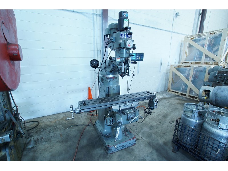 Manual Mills & Drill: Sharp LMV-50 Vertical Milling Machine