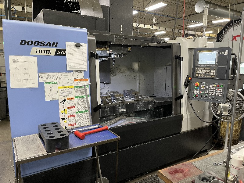 CNC Vertical Machining Center: Doosan DNM 5700 CNC Vertical Machining ...
