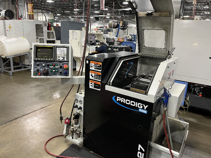 CNC Turning Center: SNK Prodigy GT-27 CNC Gang Tool Turning Center